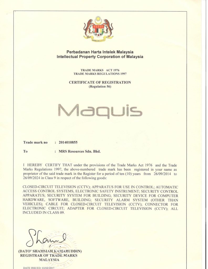 Certification – MRS RESOURCES