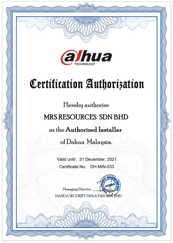 Certification – MRS RESOURCES